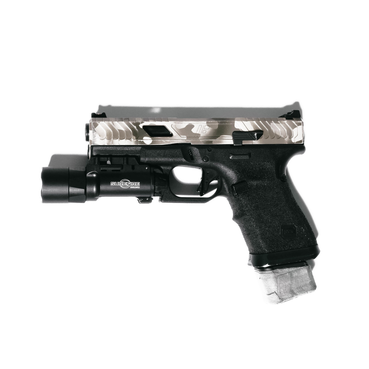 Raised and Extended Slide Release for Glock Gen 3 & 4