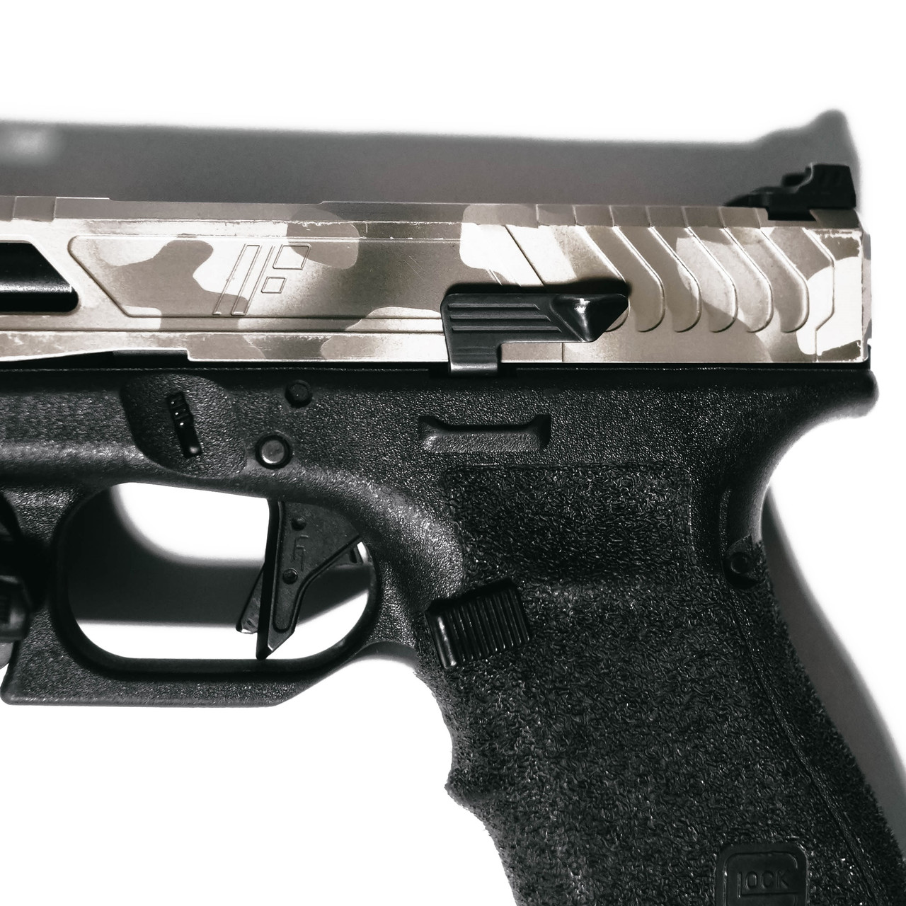 Raised and Extended Slide Release for Glock Gen 3 & 4
