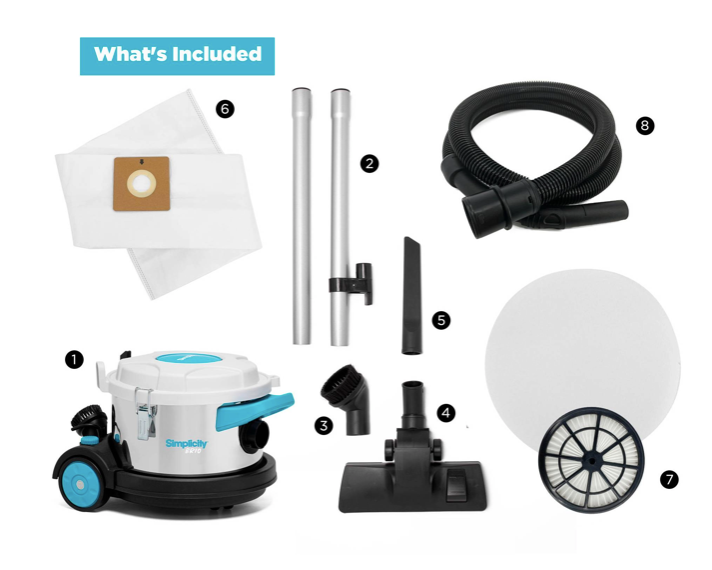 Simplicity Brio Canister Vacuum | Bank's Vac
