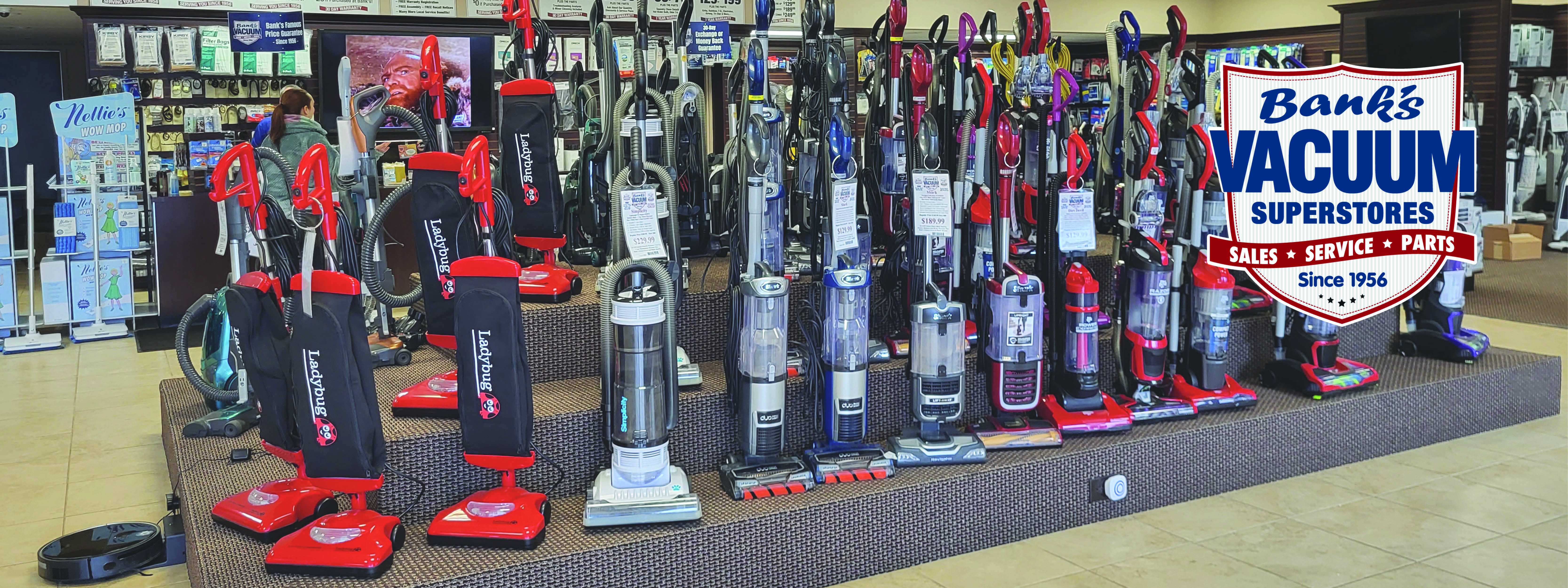Vacuum Cleaners, Vacuum Service & Repair - Bank's Vacuum Superstores