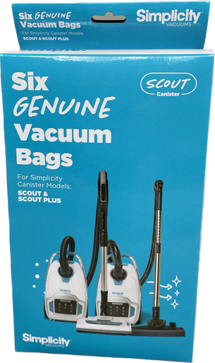 Simplicity Scout HEPA Bags SSH-6 | Bank's Vac