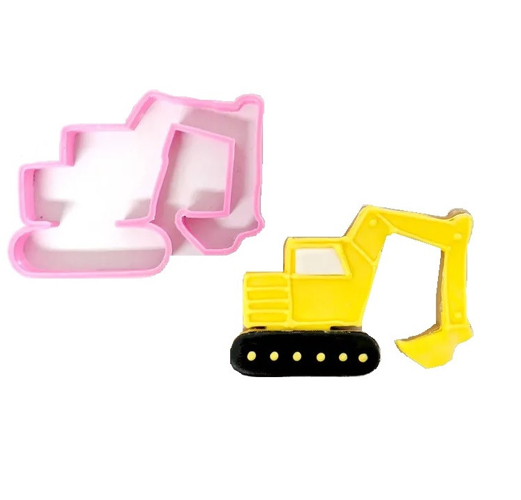 Digger Plastic Cookie Cutter