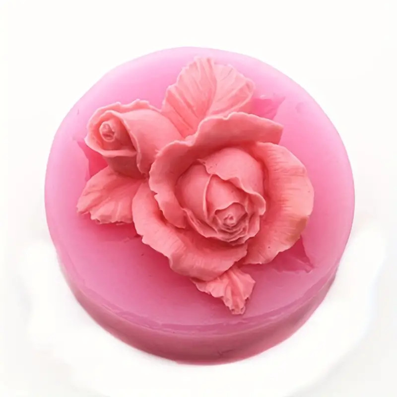 Large Rose & Small Rose Silicone Mold - Bake and Deco Warehouse