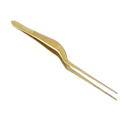Precision Tweezers - Gold Style 2 - Bake and Deco Warehouse