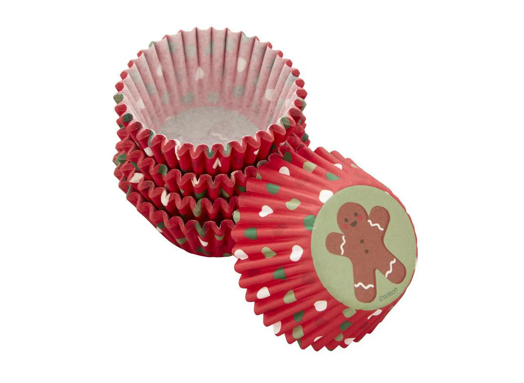 Gingerbread Man baking cups - 75 pc - Bake and Deco Warehouse