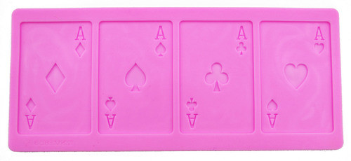 Card Games Suites Silicone mold | Make Cards from fondant