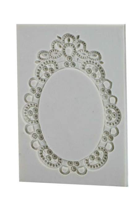 Oval Frame / Mirror Silicone Mould - Bake and Deco Warehouse