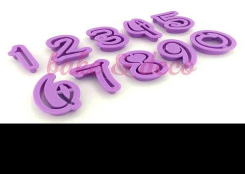 Disney font Fondant Cutters | Disney Letter Cutters | Disney Number Cutters