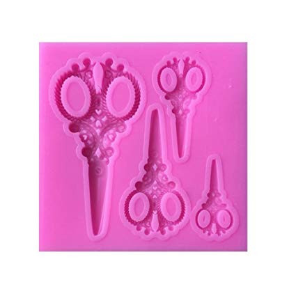 Silicone Mold scissors | Cake Decorating Scissors | Scissor Silicone Mold