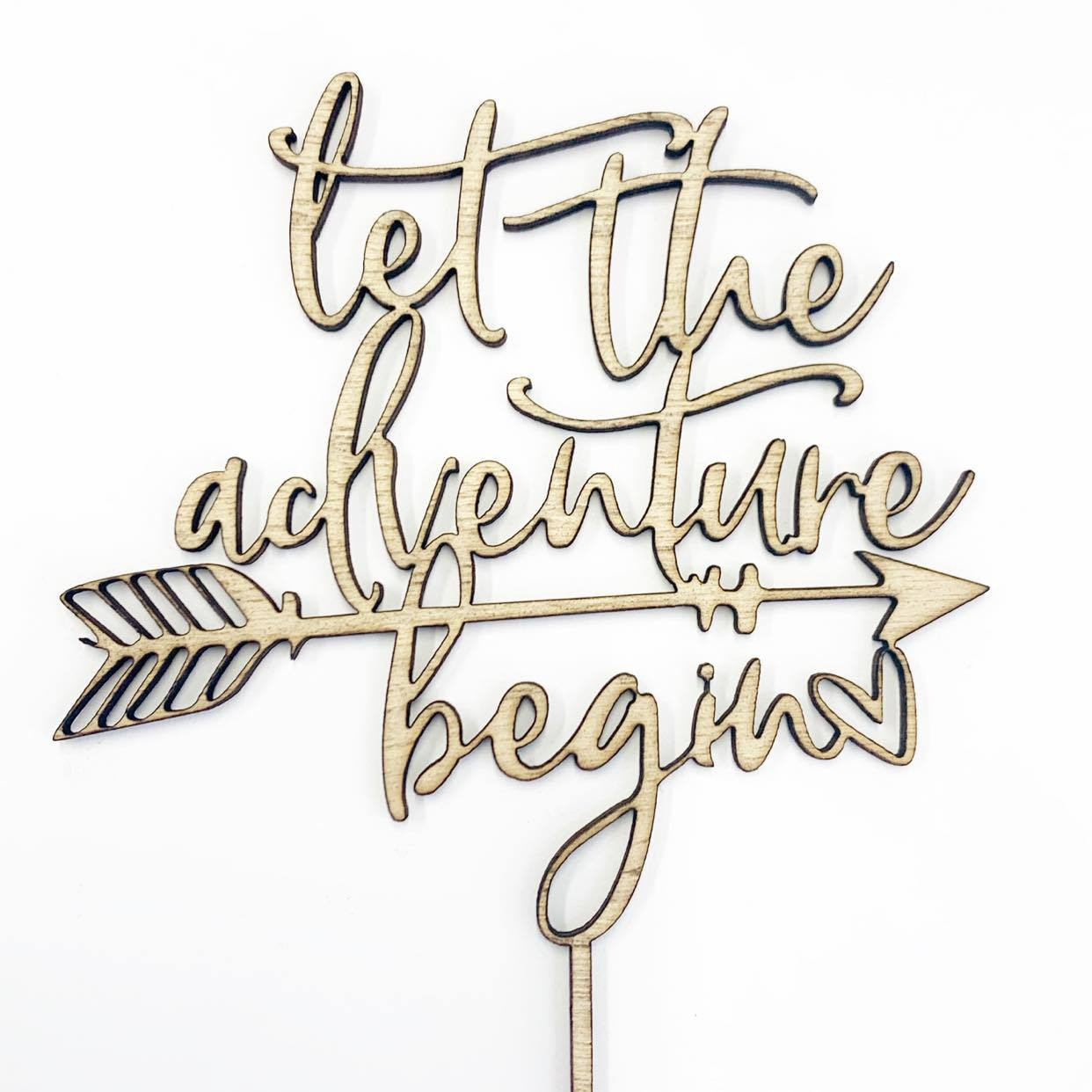 Bamboo Cake Topper | Engagement Cake Topper