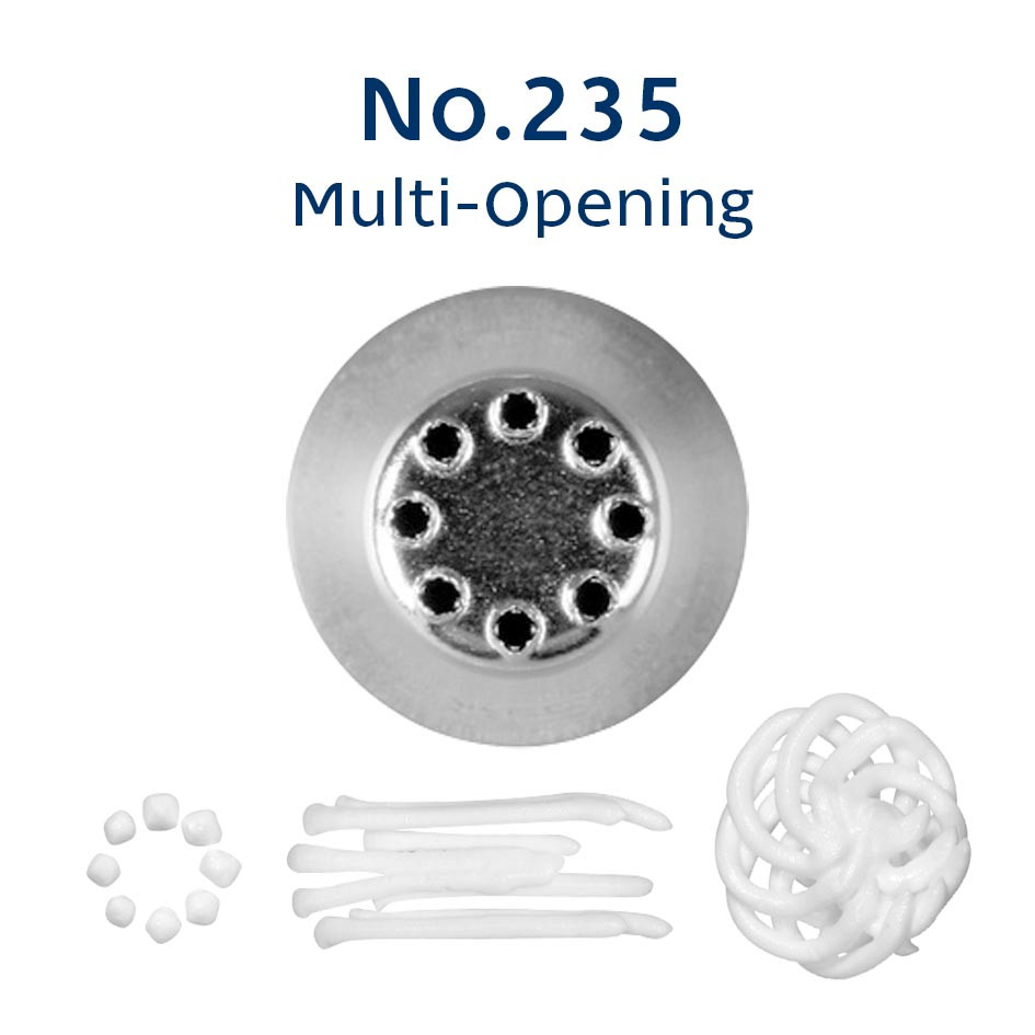 Piping Tip | Multi Opening - No.235 STANDARD S/S