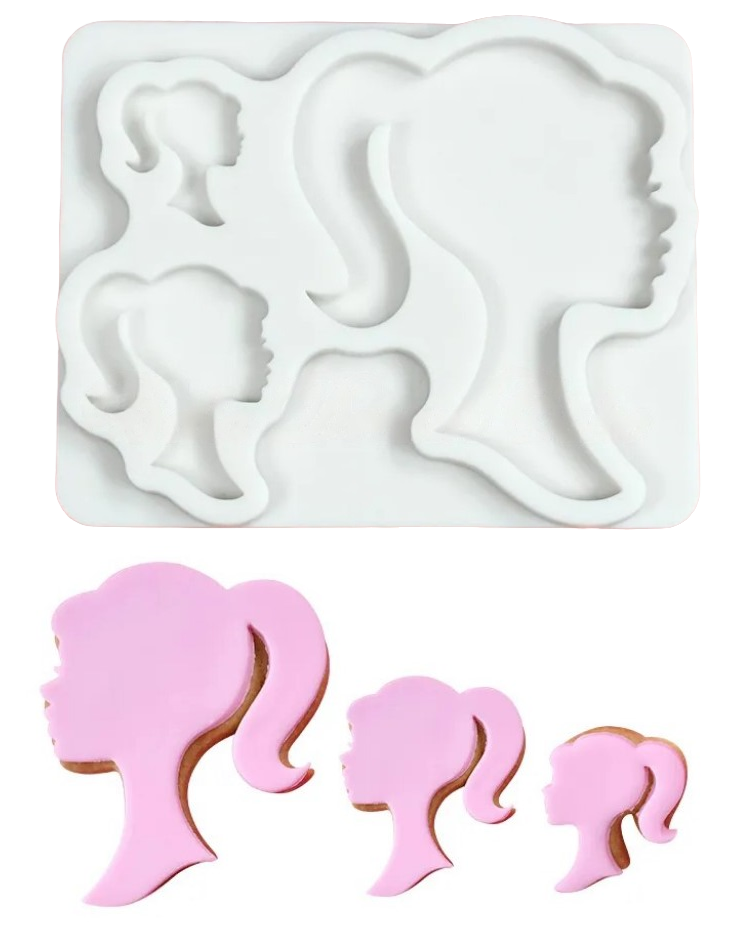 Barbie Silhouette Head