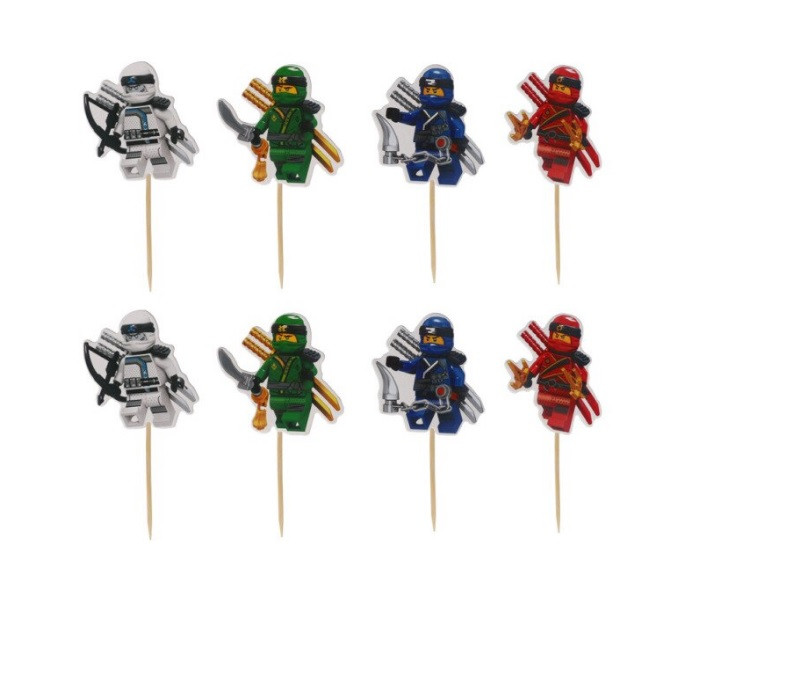 Lego Ninjago 24pc Cupcake Topper