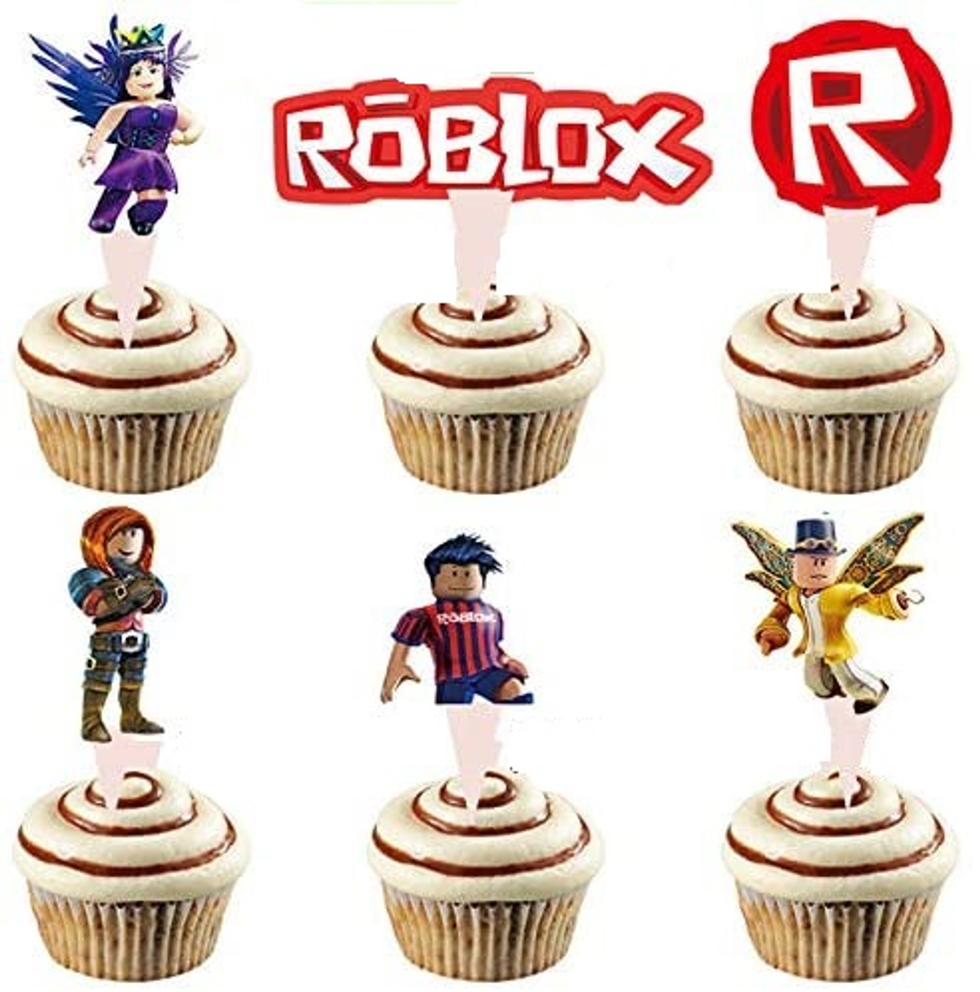 Cupcake Toppers 24pc Roblox