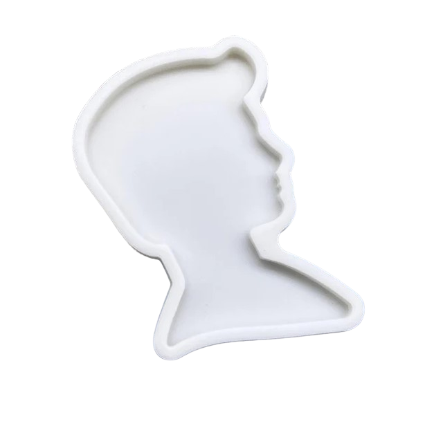Silicone Mould | 'Barbie' Ken Head Silhouette