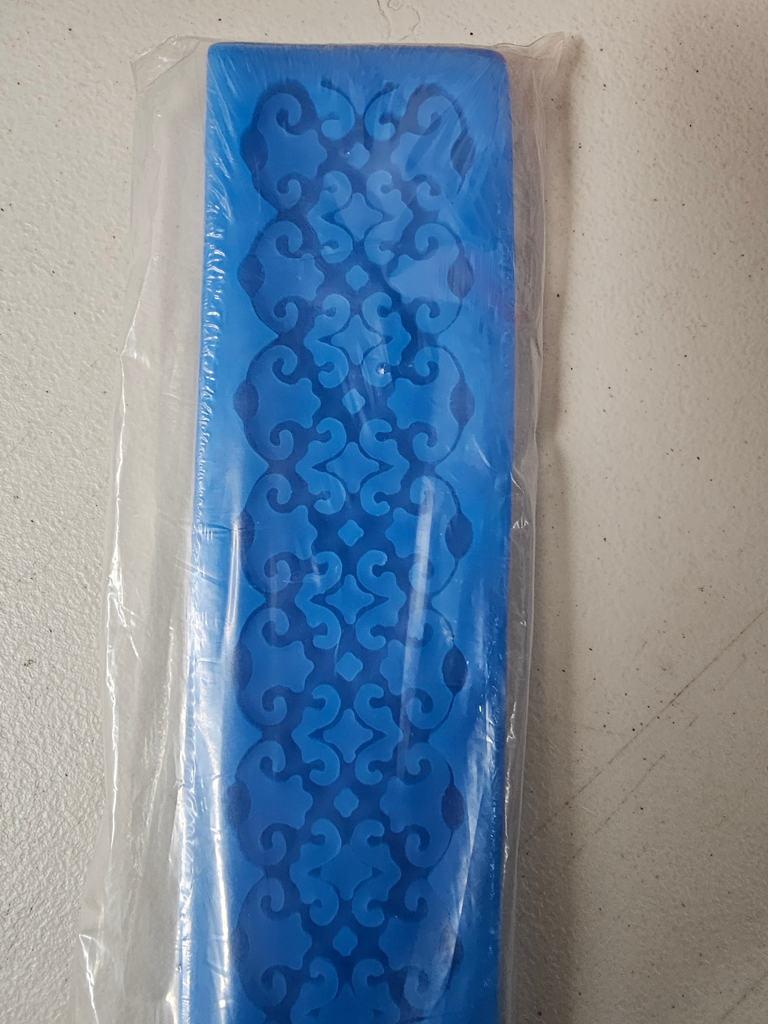 First Impressions Silicone Mold- Large Filigree Border - Bake and Deco ...