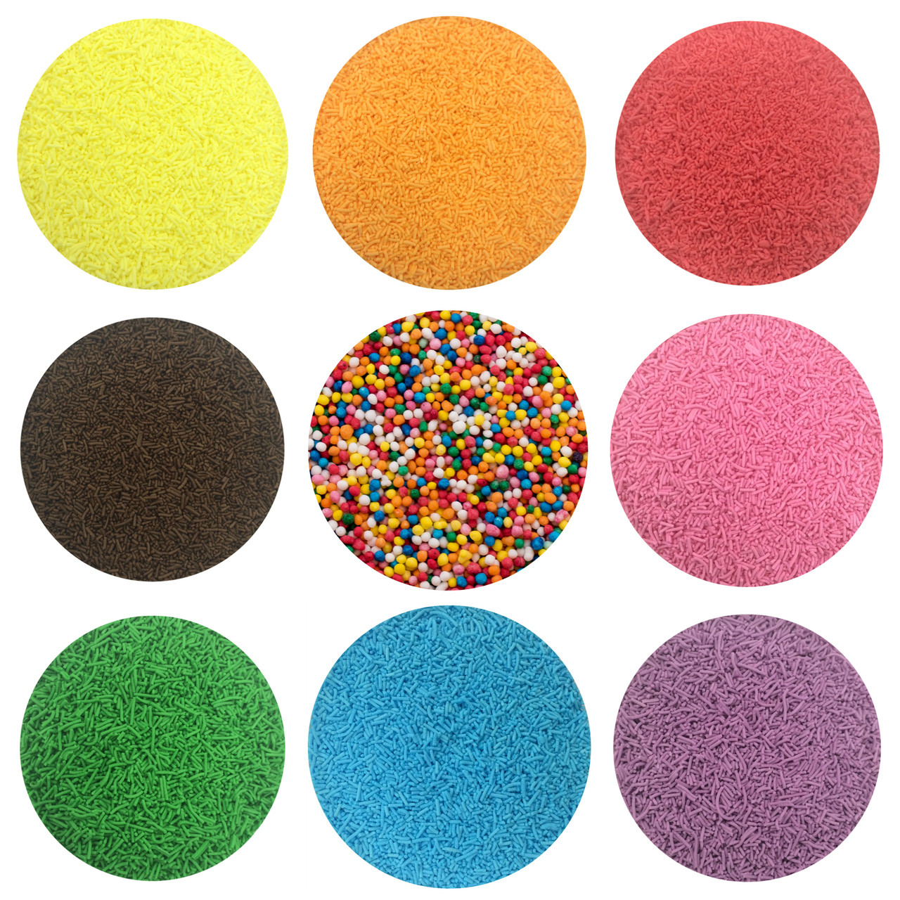 Coloured Donut Sprinkles 250g