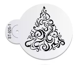 Christmas Tree Stencil | Christmas Cake Stencil