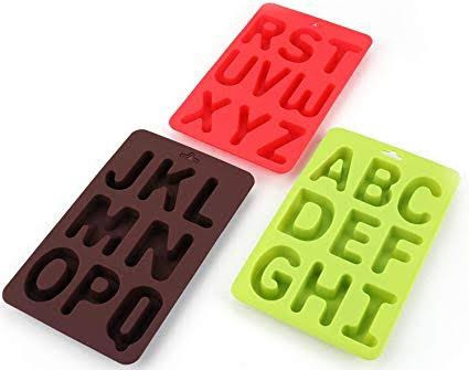 Alphabet Silicone Mold | Alphabet Chocolate Mold