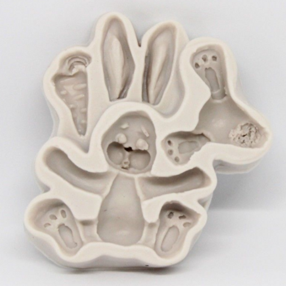 3D Bunny Rabbit Silicone Mold