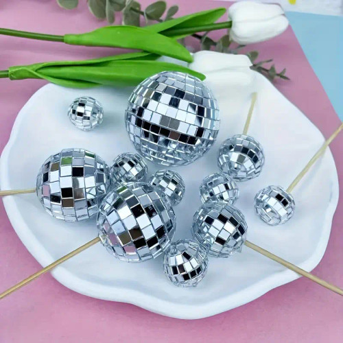 Disco Balls- 10pc - Bake and Deco Warehouse