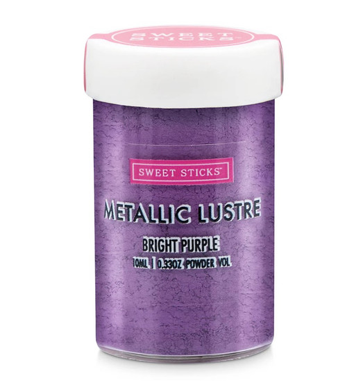 Sweet Sticks- Bright Purple Lustre - Bake and Deco Warehouse