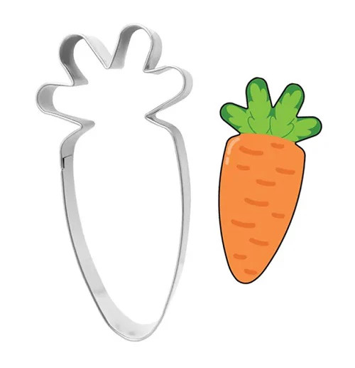 Carrot Cookie Cutter-cake craft - Bake and Deco Warehouse