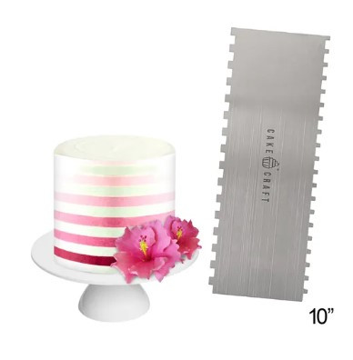 BUTTERCREAM COMB | THIN STRIPES | 10 INCH - Bake and Deco Warehouse