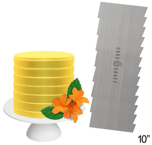Buttercream Comb- Pleats- 10inch - Bake and Deco Warehouse