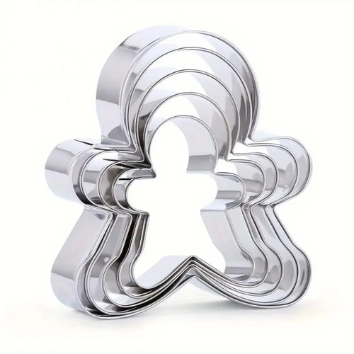 Gingerbread Men Cookie Cutters - 5pc - Bake and Deco Warehouse