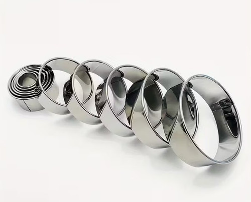 Stainless Steel 12 Piece Round Cutters - Bake and Deco Warehouse