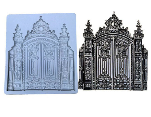 Silicone Mould - Castle Gates - Bake and Deco Warehouse