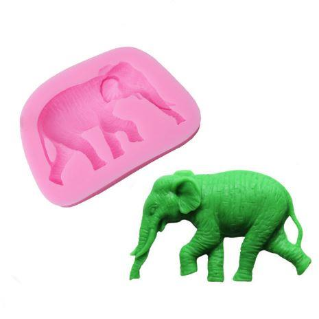 Detailed Elephant Silicone Mold