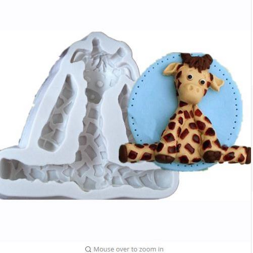 Sitting Giraffe Baby Silicone Molds | Molds for Cake and Chocolates