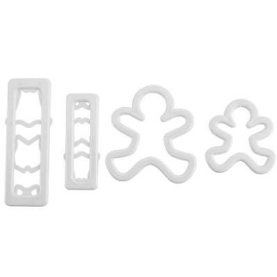 Gingerbread Man Cutters Set 4 Piece