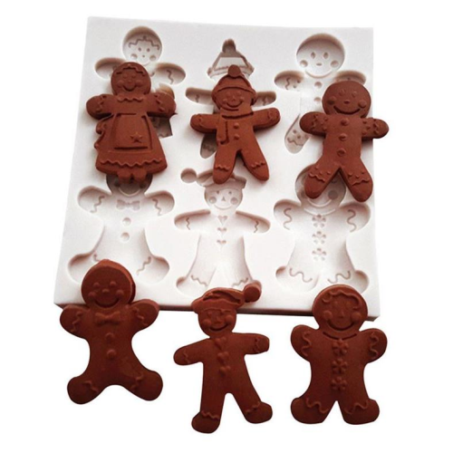 Gingerbread Men Silicone Mold