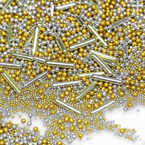 Silver & Gold Sprinkle Mix