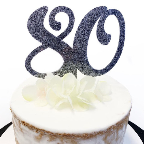 Glitter Cake Topper | Acrylic Cake Topper | Birthday Cake Topper