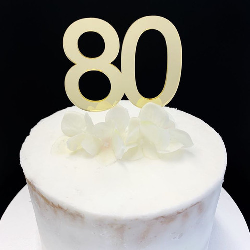 Eighty Cake Topper | Acrylic Cake Topper | Birthday Cake Topper
