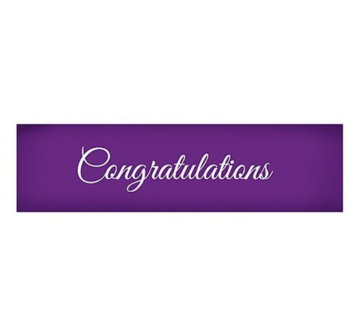 "Congratulations" Mesh Cake Stencil