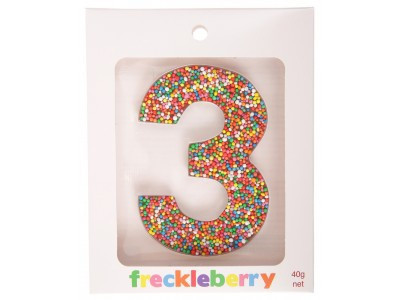 Chocolate Freckle Numbers | Chocolate Cake Decorations