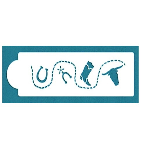 Western Themed Stencil | Cowboy