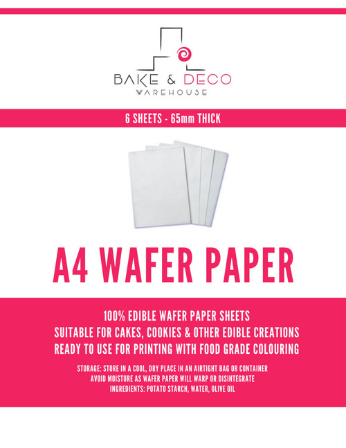 Edible Wafer Paper | Wafer Paper for Cake Decorations