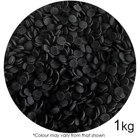Black Sprinkles | Black Edible Sequins