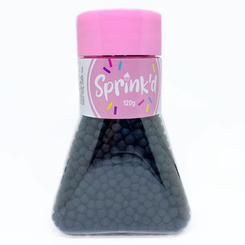 Black Matte Sprinkles | Black Cake Sprinkles