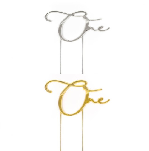 One Birthday Cake Topper