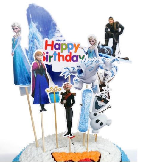 Cake Toppers 10pc Frozen