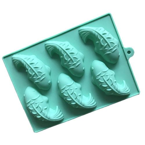 Koi Fish 6 Cavity Silicone Mold