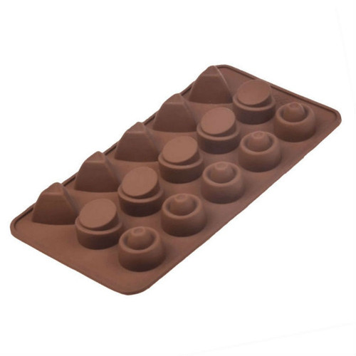 Geometric Shapes 15 Cavity Chocolate Mold