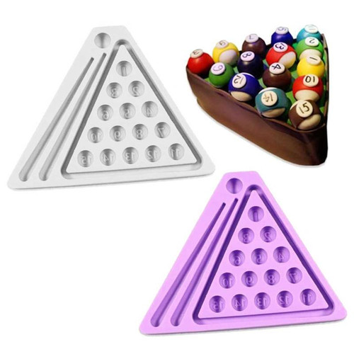 Billiard Balls Set Silicone Mold | Pool Balls Mold | Snooker Set ...